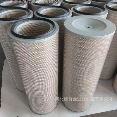 内外网粉K32100除尘滤筒木浆1纤维320X0护00702钢厂自洁式尘滤芯