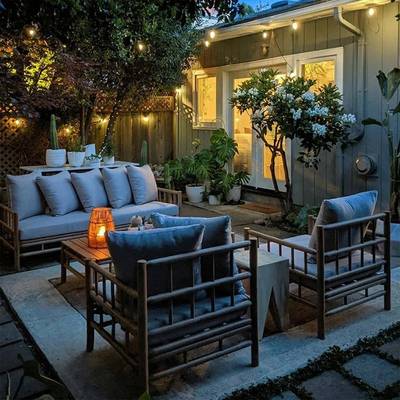 户外藤HXI编创木意沙实木柚藤宿椅民酒店露台花园庭院双人茶发几