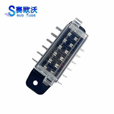 22-06T系中号保险丝列盒4路06路8路10路QUE保险丝盒汽车保险丝座
