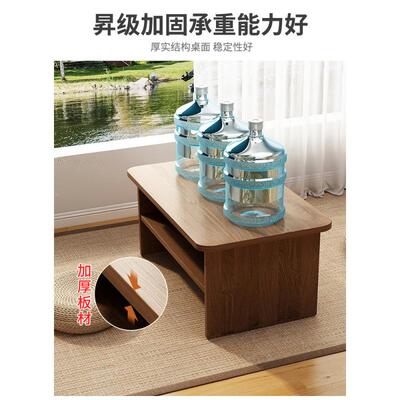 炕几家用矮桌式榻榻米茶桌卧室上桌坐地小LJR茶网床红飘日窗小桌