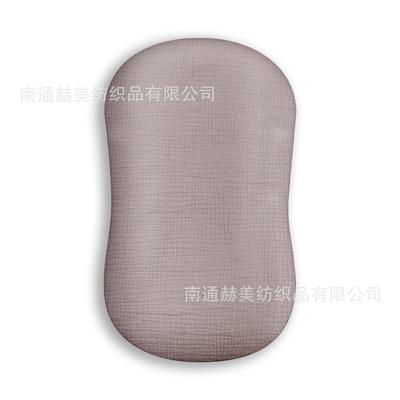 跨布境赫纱弧首束腰枕形可拆洗宝宝床便携仿生美床中A2096旅行婴