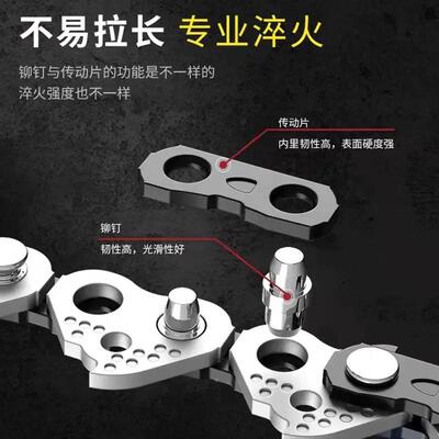 油锯配通件链条20寸1汽8寸链锯用电DVS16家用导板伐木12电锯