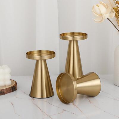 烛台家居装饰金属客创意摆厅餐具套复装摆台餐桌AL100302简约古件