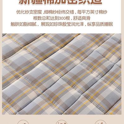 纯棉床用盖单件学生m宿舍专全棉铺盖单人0.9XBL上下防滑床单铺三