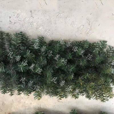 型圣诞挂枝商场头节日大装饰防水阻门燃仿树真藤条松针f1019-4厂