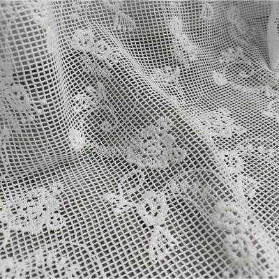 EGEG-19086-189067货8全小方格网布棉绣花刺绣面料《厂家直销现供