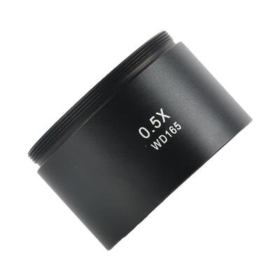 0.5X倍辅助物镜WD165立体SZM显微镜物镜48mm安装接口缩小镜HMY