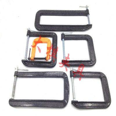 包邮铸钢深喉G字夹C型夹子固定修理卡兰木工夹钳G字工装夹具夹子