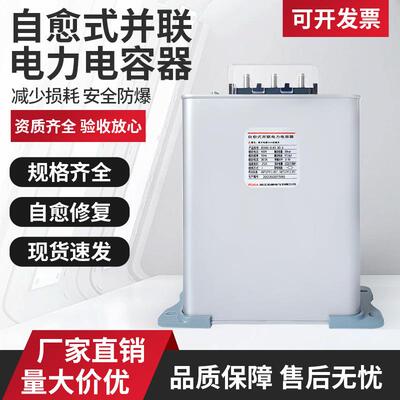 补偿电力电容低压BSMJ自愈式并联电容器BSMJ0.45无功补偿电容器