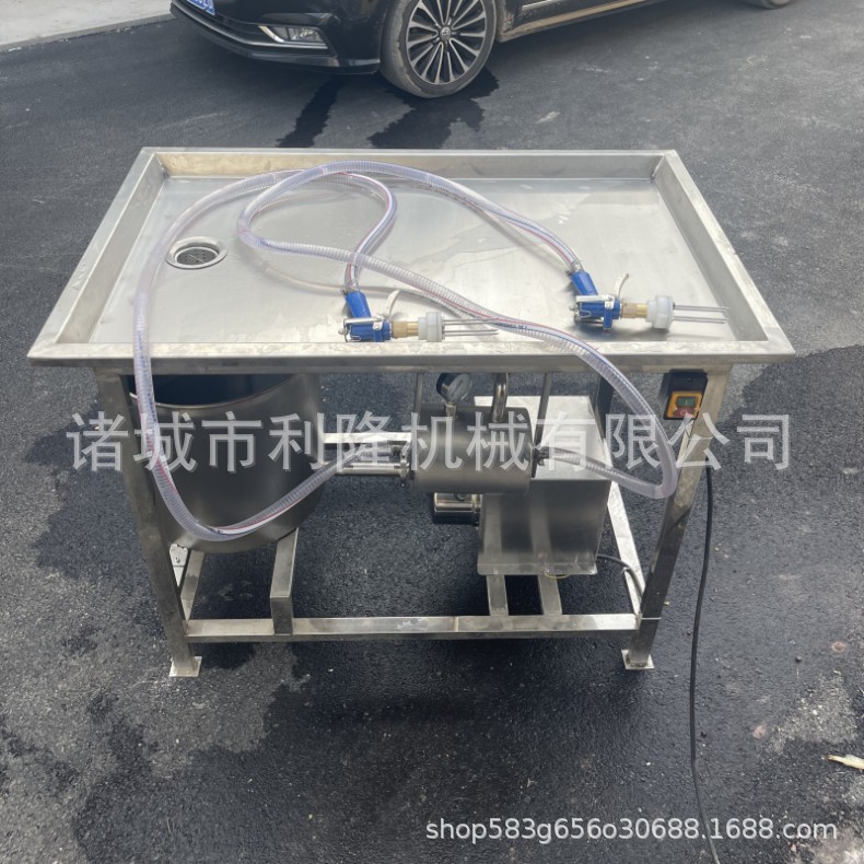实验室用小型盐水注射机 手动注射8针盐水机 牛肉注射盐水设备