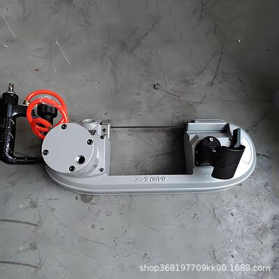 气动线无火EDU花手持锯式切割机矿杆用井下气动切割锯钢管锚切割