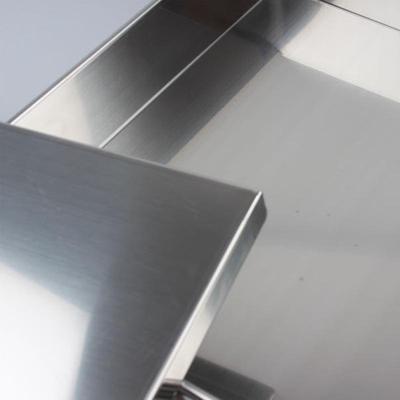 9寸正盘PWE不锈钢四方盘带盖托盘方形蒸糕盘盘凉皮盘糕盘直角方方