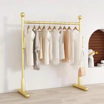 衣架水落地卧室VNG内折叠晾衣凉杆室挂衣架子衣服钢管家用简易晒
