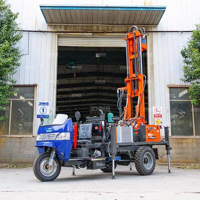 三ZH280C轮车钻载水井钻机备280米气动打井灌机设百米溉井柴油水