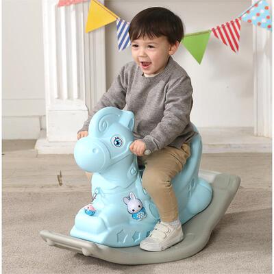 儿摇童木马摇马玩具宝宝摇马塑1料号大60781加厚婴儿-5周岁带音乐