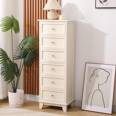 美KCH夹缝柜实五斗柜客厅窄室边储木物式柜抽屉式收纳柜卧窄款床