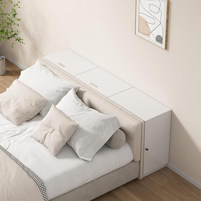 7CXKT实木米床头柜窄榻柜床尾缝隙柜卧室床家用边柜子榻夹缝储物