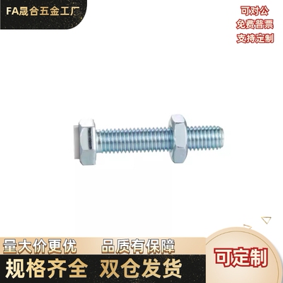 六角头带挡块螺栓 TDB61-M8M10M12-L20L25L30L35L40L45L50L60L70L