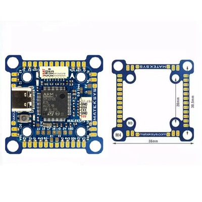MATEKF405-MINITE飞控SYSFliaht控制器20/30.5MM双安装孔距飞