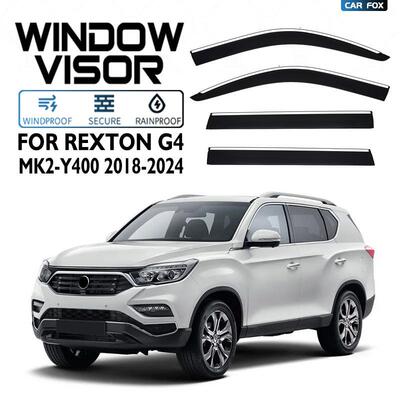 适用于双龙雷斯特G4车窗晴雨挡雨遮阳板RextonG4Windowvisor