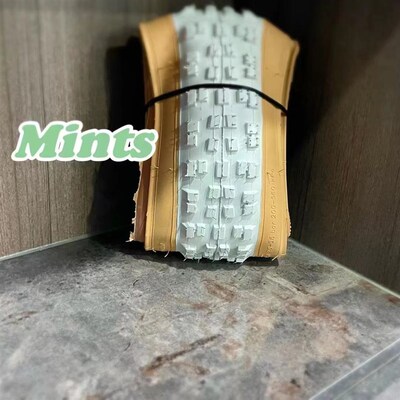 Mints第四代 白色山地车轮胎黄边自行车外胎27.52.4折叠防刺
