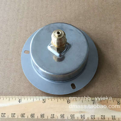 YN60ZT吊车用耐震压力表40mpa6000PSI边带液压表G1/4螺纹轴向