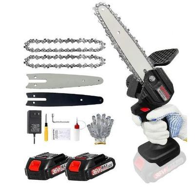 迷你锂电锯式无电链锯户外线56231伐木单手锯手提砍树修枝锯