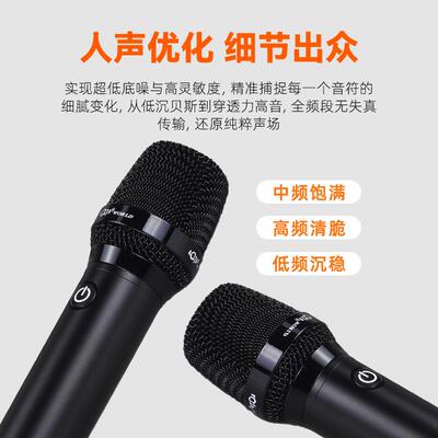 有动圈麦克21077风话筒家K歌用户会议演出电脑录音金外属手持线话