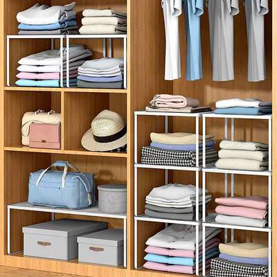 分隔板收子纳架子衣BN-21071层柜架分隔隔断分割铁艺柜置物架橱柜