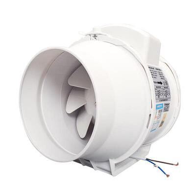 羚6寸力管道风机强增29604压排风换气大功率全导管-排气扇DPT1544