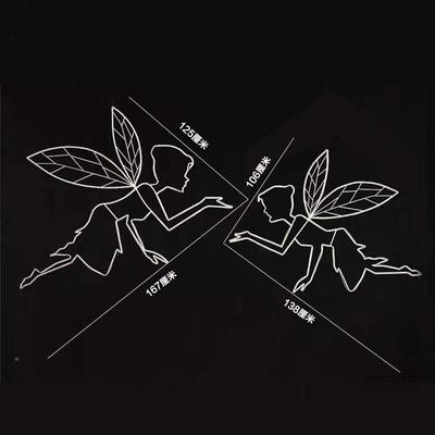 大号新款婚KLI庆道具铁精灵艺摆件婚礼台舞装饰挂件婚庆天使灯吊