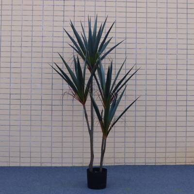 源头厂YC202011家仿真绿植小叶剑兰剑麻舌龙兰花盆盆景栽装饰摆假