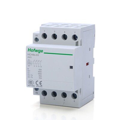 万界接触器HCH8s-40A 63A 4NO 2NO2NC 110V 220V DC24V直流接触器