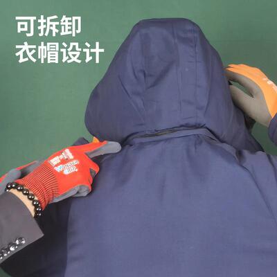 20SME25新外款户厚防服加背带款连体款冷库服厂家直寒发冷库服