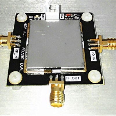 ADL5801模块 变频器 10M-6G 双平衡混频器 上,下变频 巴伦耦合