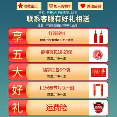 20CRD2大6新春款大红阳灯笼挂饰过年新年乔迁台门口一对户外节吊