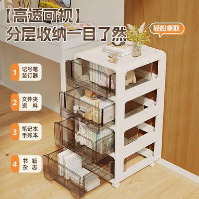 抽屉子式零食纳柜家用客厅塑料物柜多层收置物柜免安装SNG-0612床