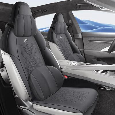 用极氪001专用套风坐垫四季通马鞍垫座套翻毛皮半包通座椅透17021