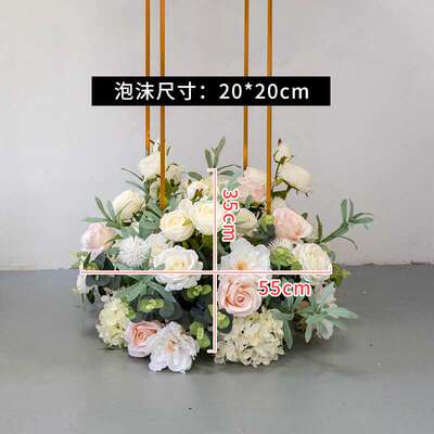 交房开盘售楼处交付美陈装饰假台商场金蛋大型花楼盘摆件道具布置