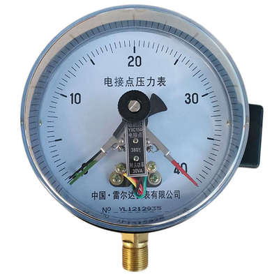 雷尔达YXC150磁助42.5接点真空30VA压力表电-0.1-0MPA式1.61
