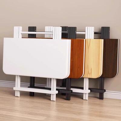 折叠桌48610家小户型简8餐0x80桌子易出租屋吃饭桌正方形手用提便