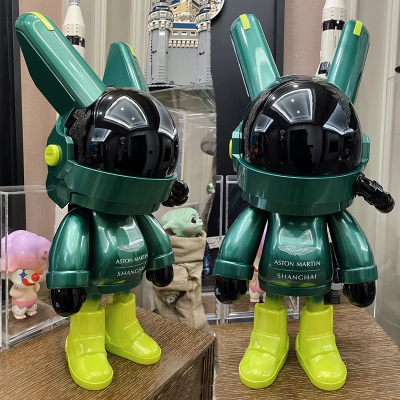 潮流robbi电镀月光兔大摆件家居客厅商场酒吧KTV会所装饰落地雕塑