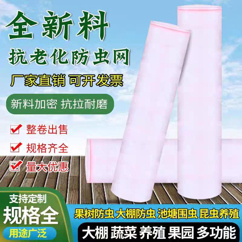 防虫网种菜专用大拱棚农用养殖菜地种蔬菜专用防鸟蝗虫果蝇纱网罩