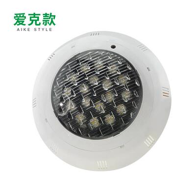 鱼池水池景观HAU防水水底灯遥控LED灯七喷彩泳池灯泉灯泳池灯壁明