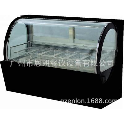 厂家直销 6盘硬冰柜 110V ice cream showcase 台式冰激凌展示柜