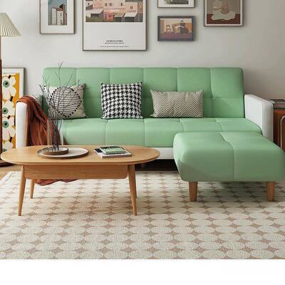 可折叠科发室技布沙床一体两用卧客55699厅简易出租屋用小型现代