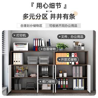 文柜办公室储物柜财务资料档案BG0027件柜带锁码柜屏风隔密断物矮