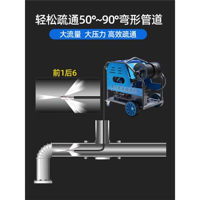 大型汽柴油清工业压道疏通机物业小管区下66102水道污高水洗电动