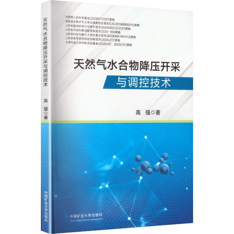 【正版新书】 天然气水合物降压开采与调控技术 高强 著 中国矿业大学出版社