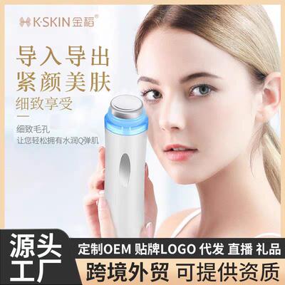 金稻超音波导入仪脸部按摩器面部排毒仪精华导入导出美容仪KDS611